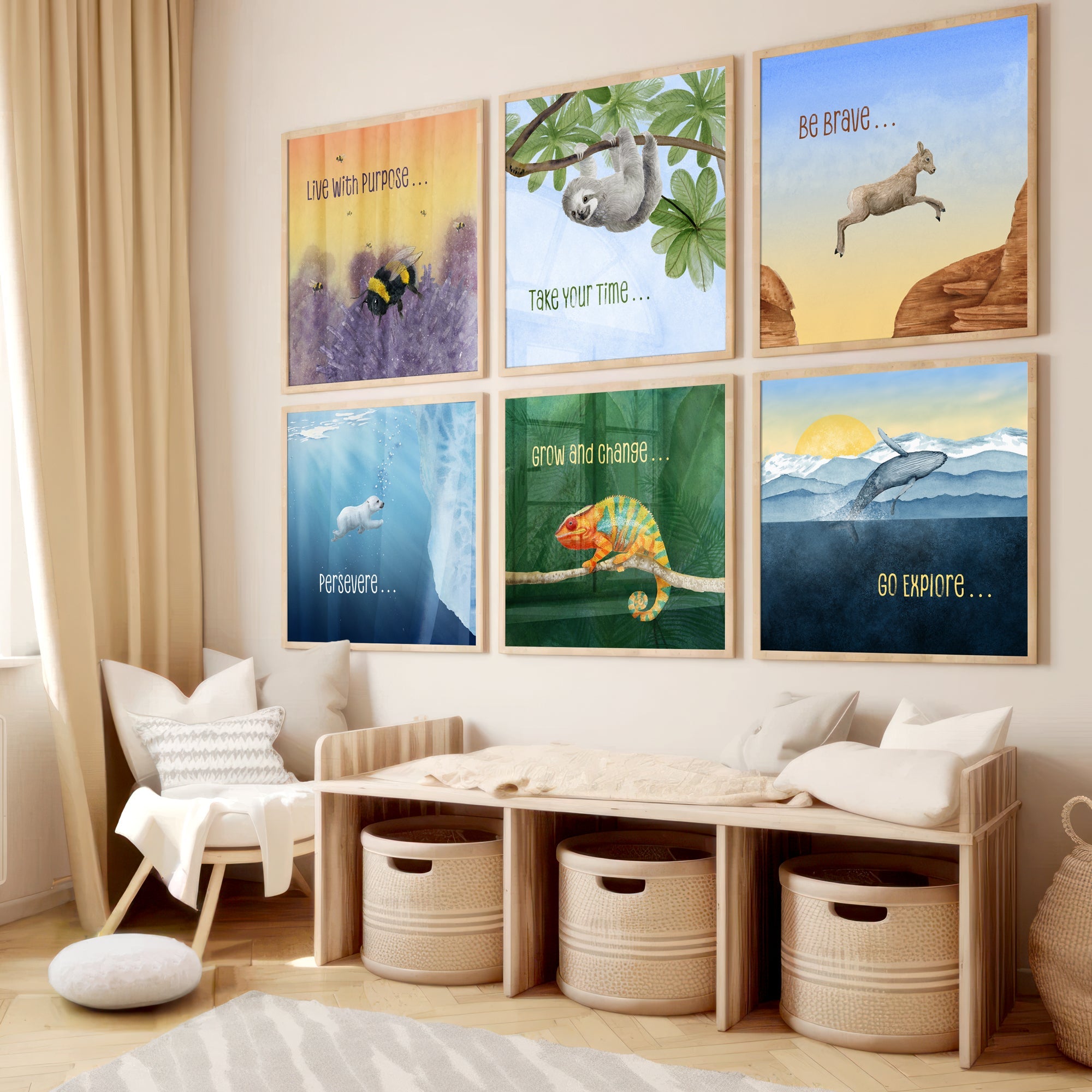 Dream Big: Inspirational Art for Kids | Motivational Decor – Tiny Toes ...