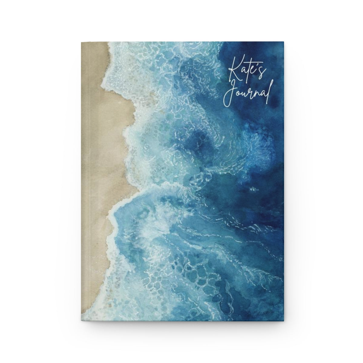 Personalized Ocean Journal | Coastal Custom Notebook | Gift for Her ...