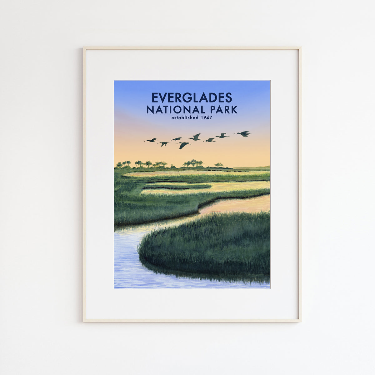Everglades National Park Poster | Brett Blumenthal | Tiny Toes Design