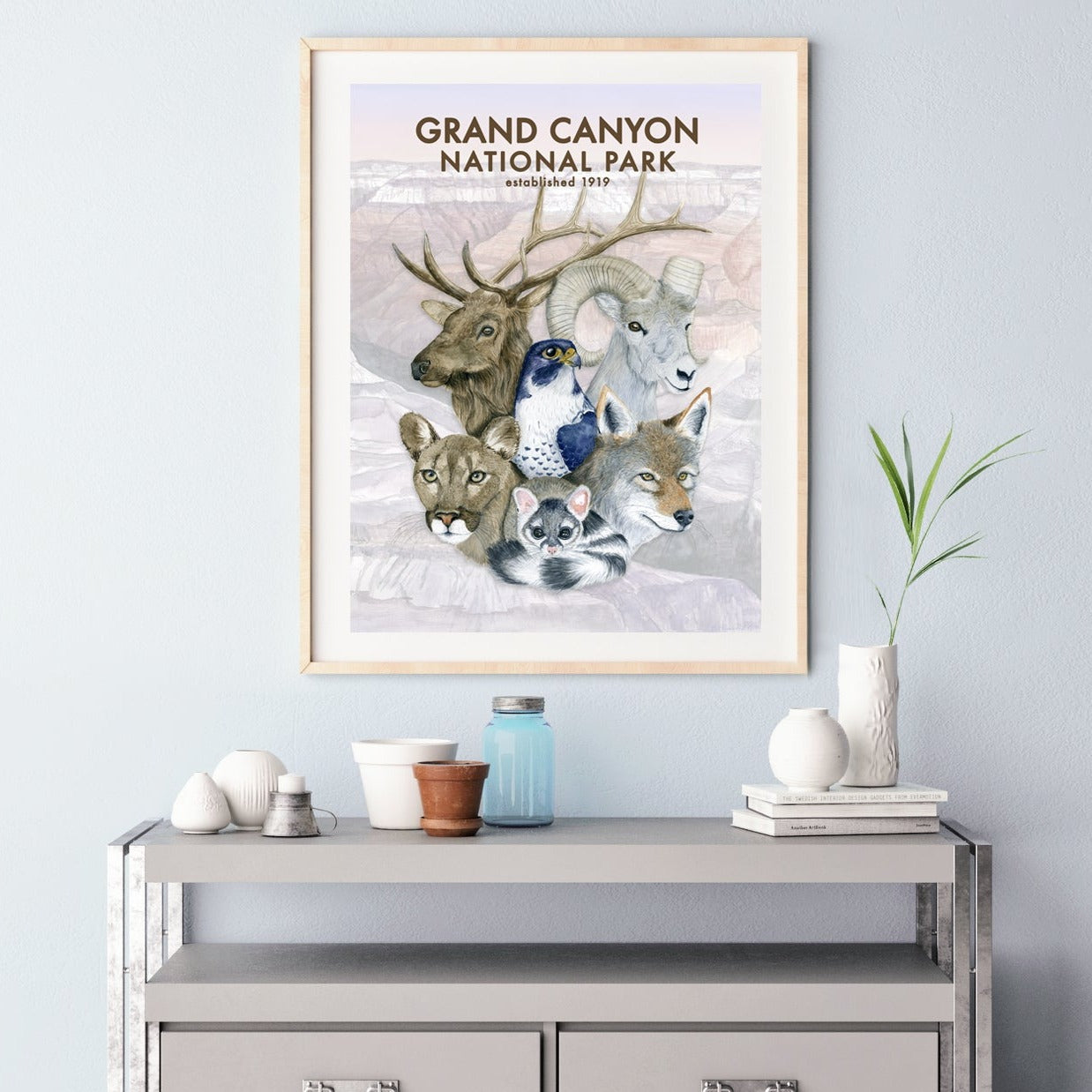 Grand Canyon National Park Wildlife Poster | Brett Blumenthal | Tiny ...