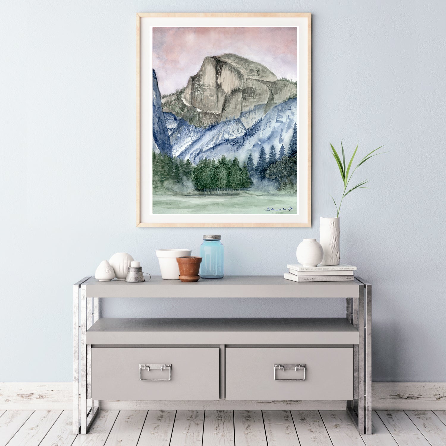 Yosemite National Park Poster | Half Dome by Brett Blumenthal - Tiny ...